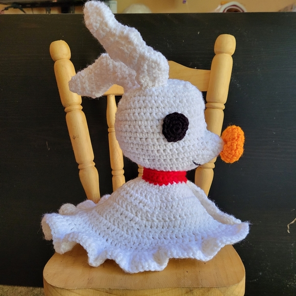Handmade | Toys | Nightmare Before Christmas Zero Crochet Amigurumi ...